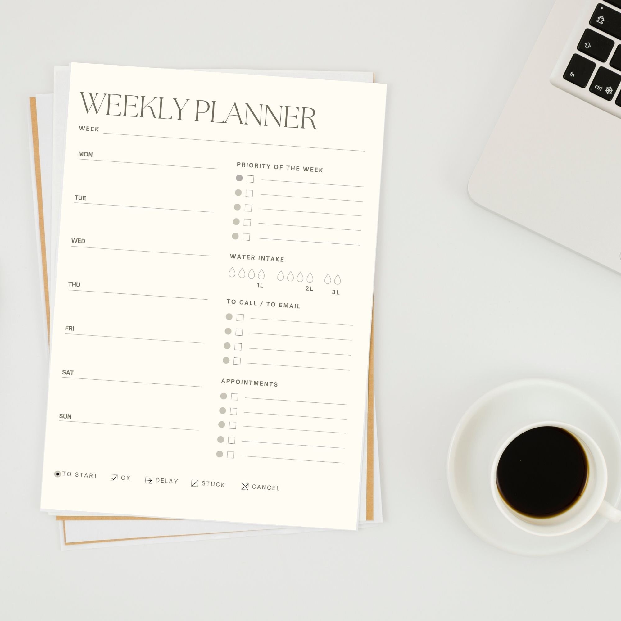 Minimalist Digital Planner, Digital Planner, Bage Planner, Digital ...