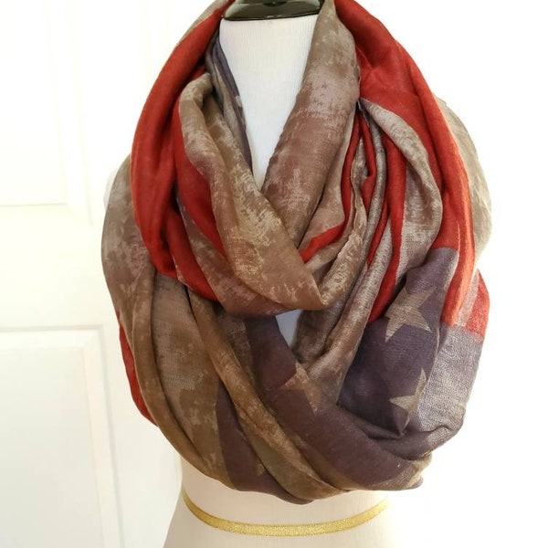 American Flag Scarf - Etsy