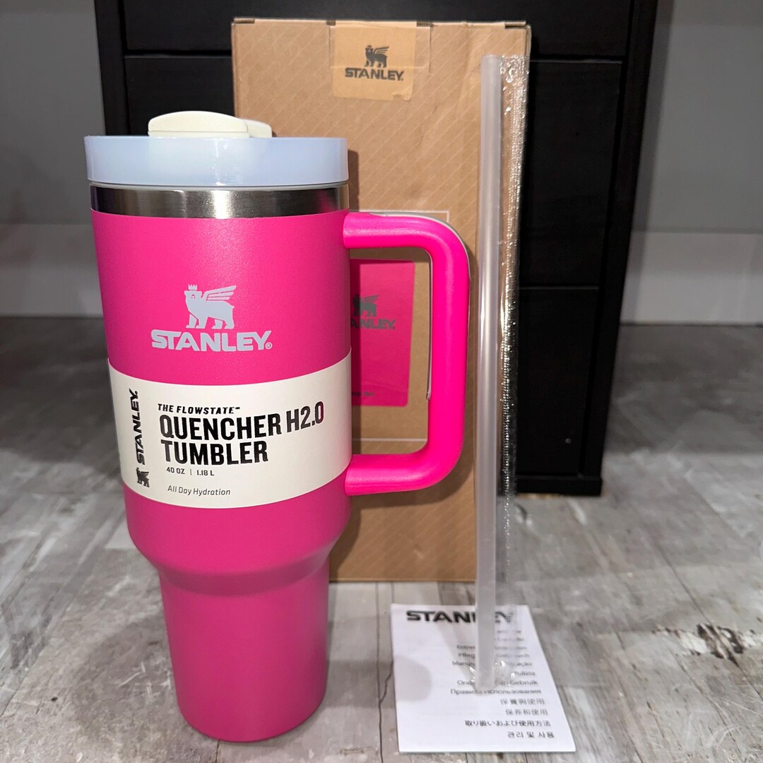 Stanley 40oz Quencher H2.0 Flowstate Tumbler Hot or Cold Rose Red ...