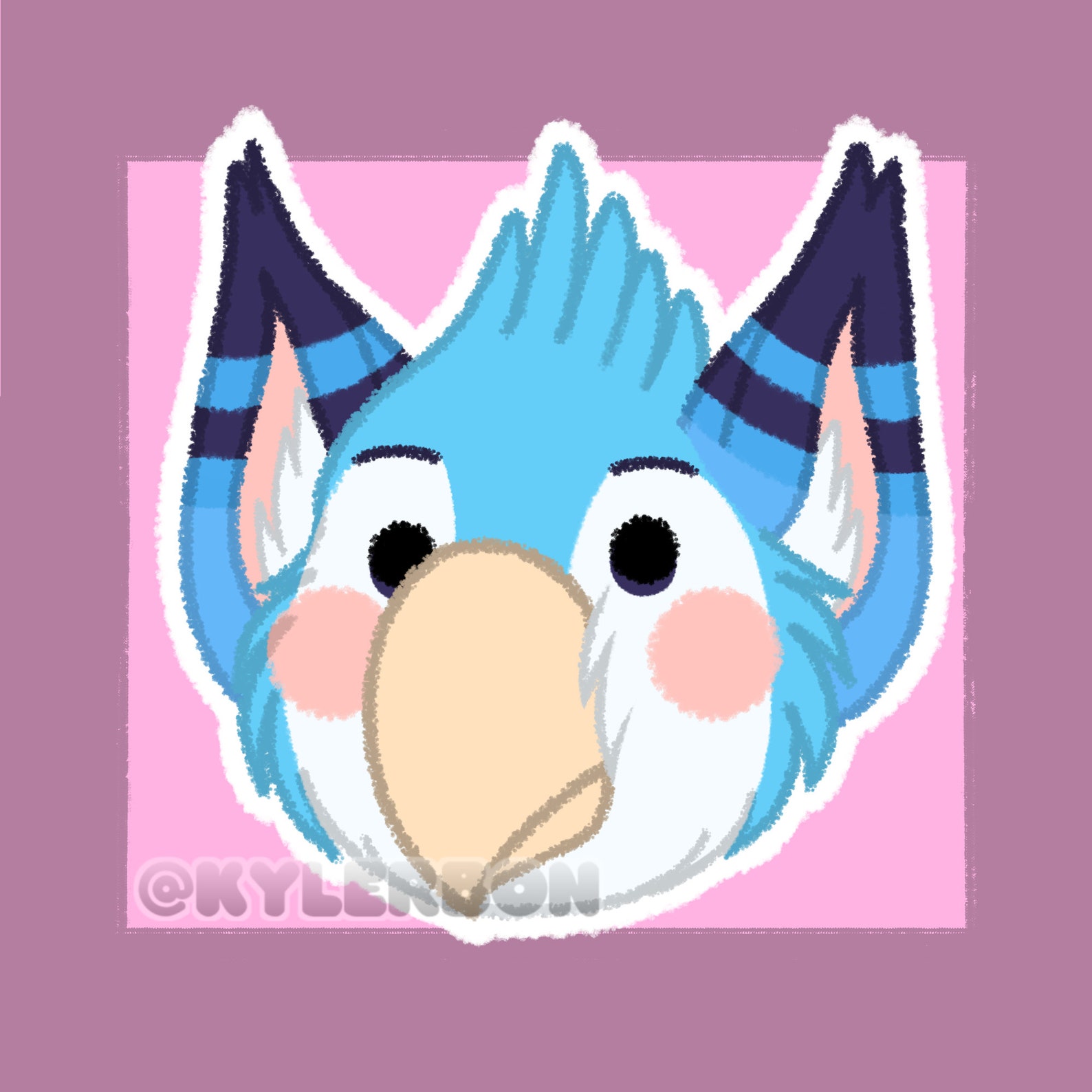 Custom Furry Crayon Portraits | Etsy