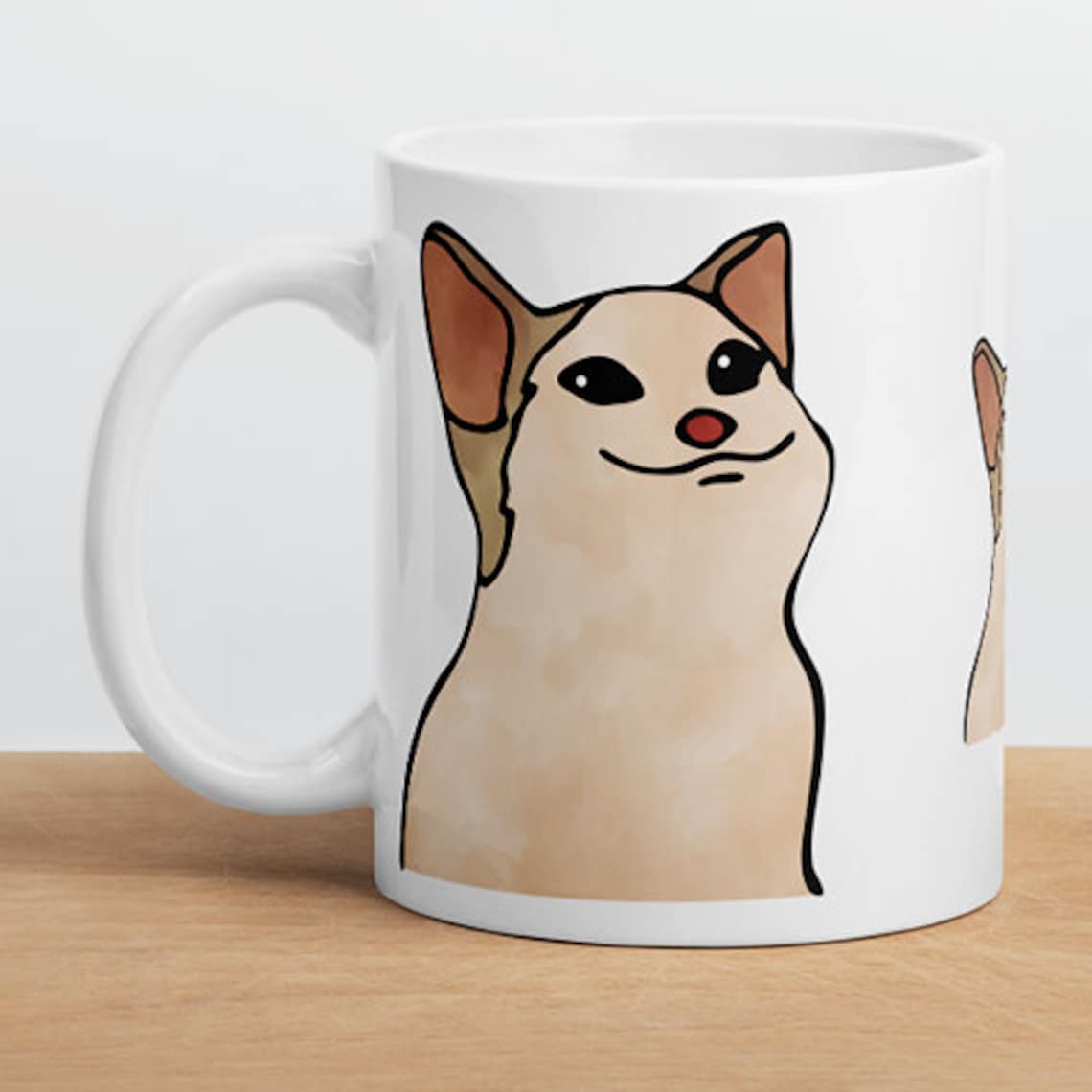 Popcat Mug-pop Cat Mug-popping Cat Meme Mug-cat Game Mug-cat Person Mug ...