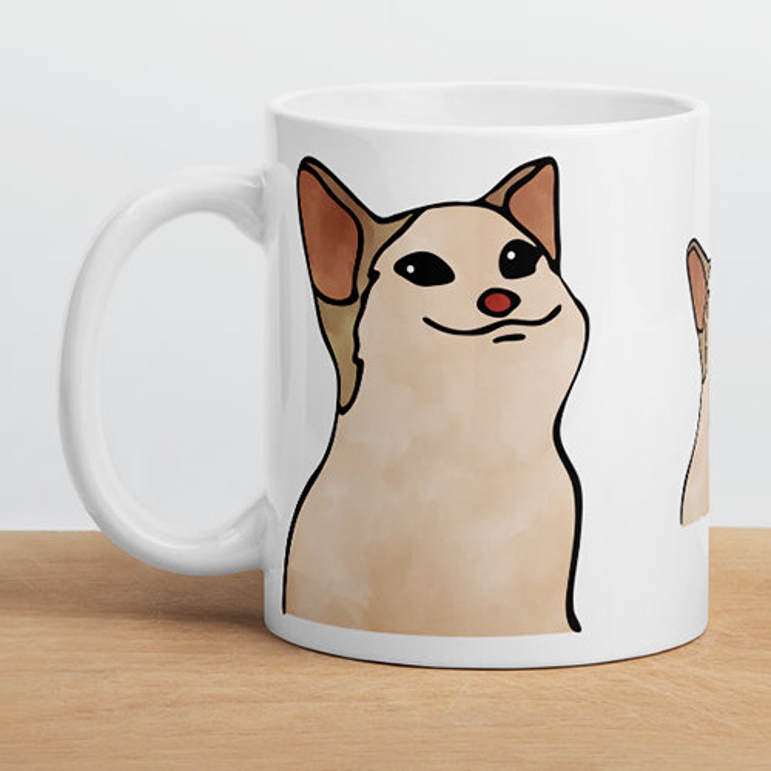 Popcat Mug-pop Cat Mug-popping Cat Meme Mug-cat Game Mug-cat Person Mug ...