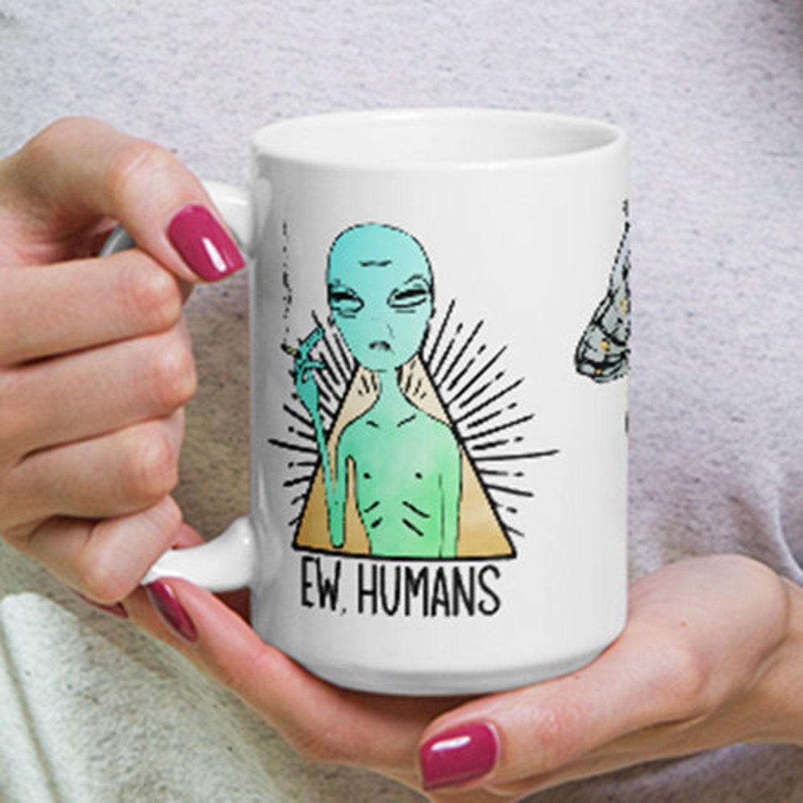 Alien Mug-ufo Mug-sci Fi Mug-cryptid Mug-space Mug-area 51 - Etsy UK