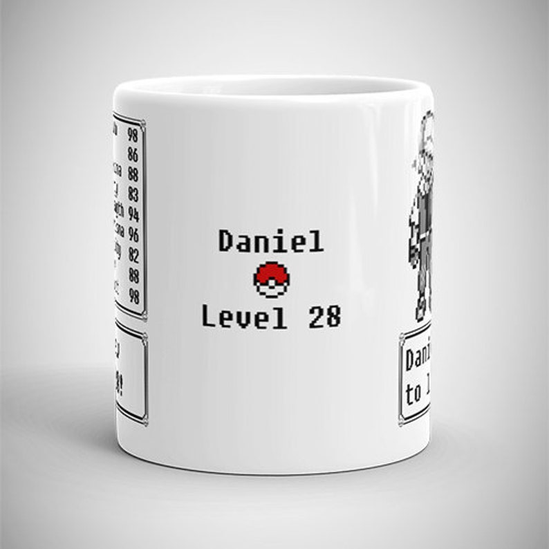 Personalize Pokemon Mug-pokemon Trainer Mug-personalize Birthday Mug ...