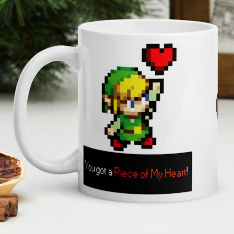 Personalize Legend of Zelda Mug Mug-zelda Mug-link Mug-8 Bit - Etsy