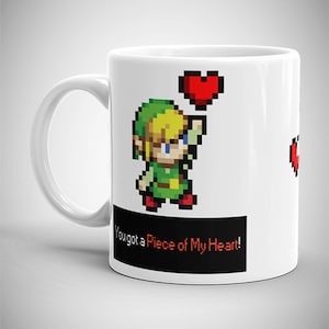 Personalize Legend of Zelda Mug Mug-zelda Mug-link Mug-8 Bit Mug-nerd ...