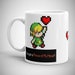 Personalize Legend of Zelda Mug Mug-zelda Mug-link Mug-8 Bit Mug-nerd ...