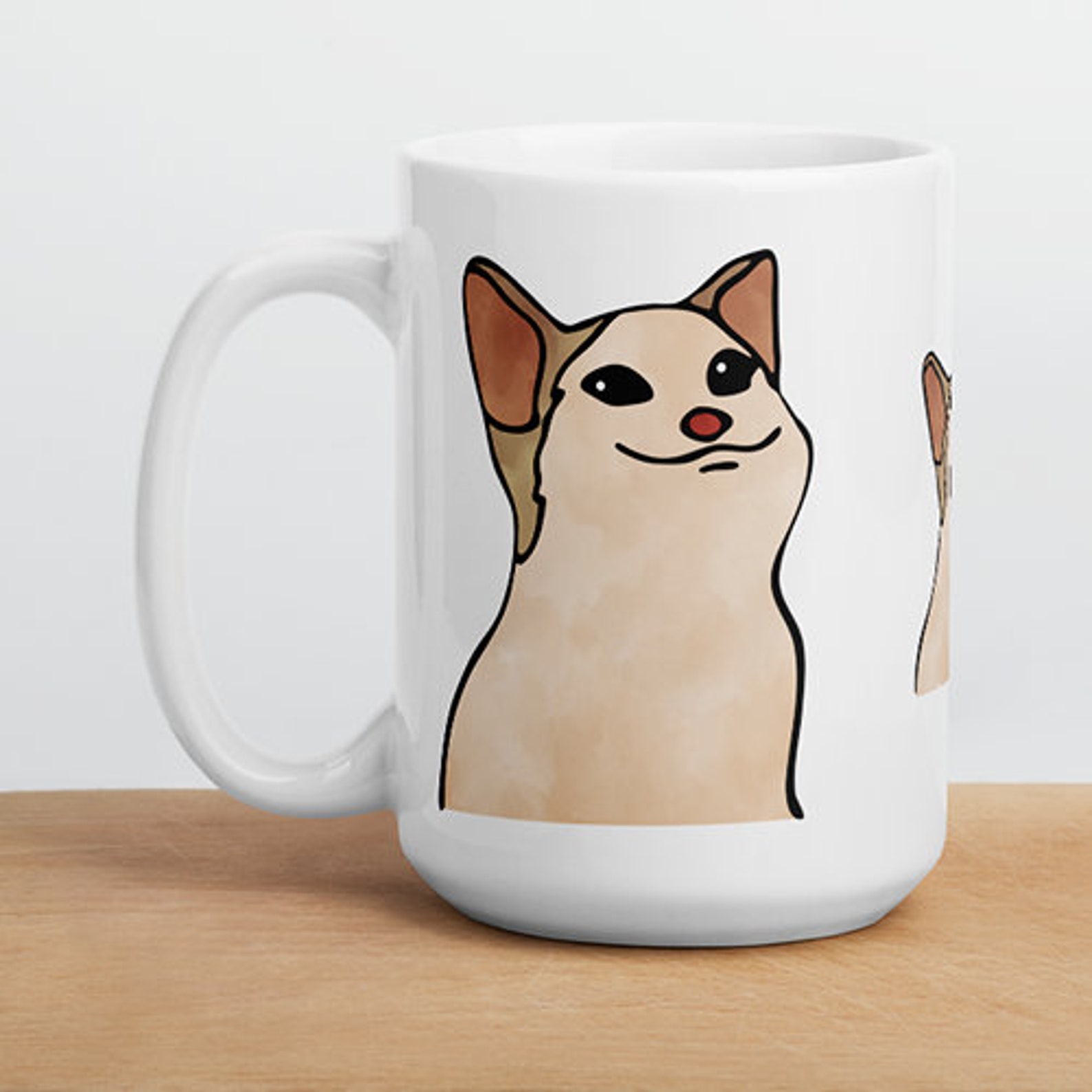 Popcat Mug-pop Cat Mug-popping Cat Meme Mug-cat Game Mug-cat Person Mug ...