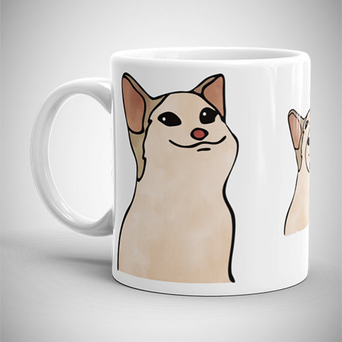 Popcat Mug-pop Cat Mug-popping Cat Meme Mug-cat Game Mug-cat Person Mug ...