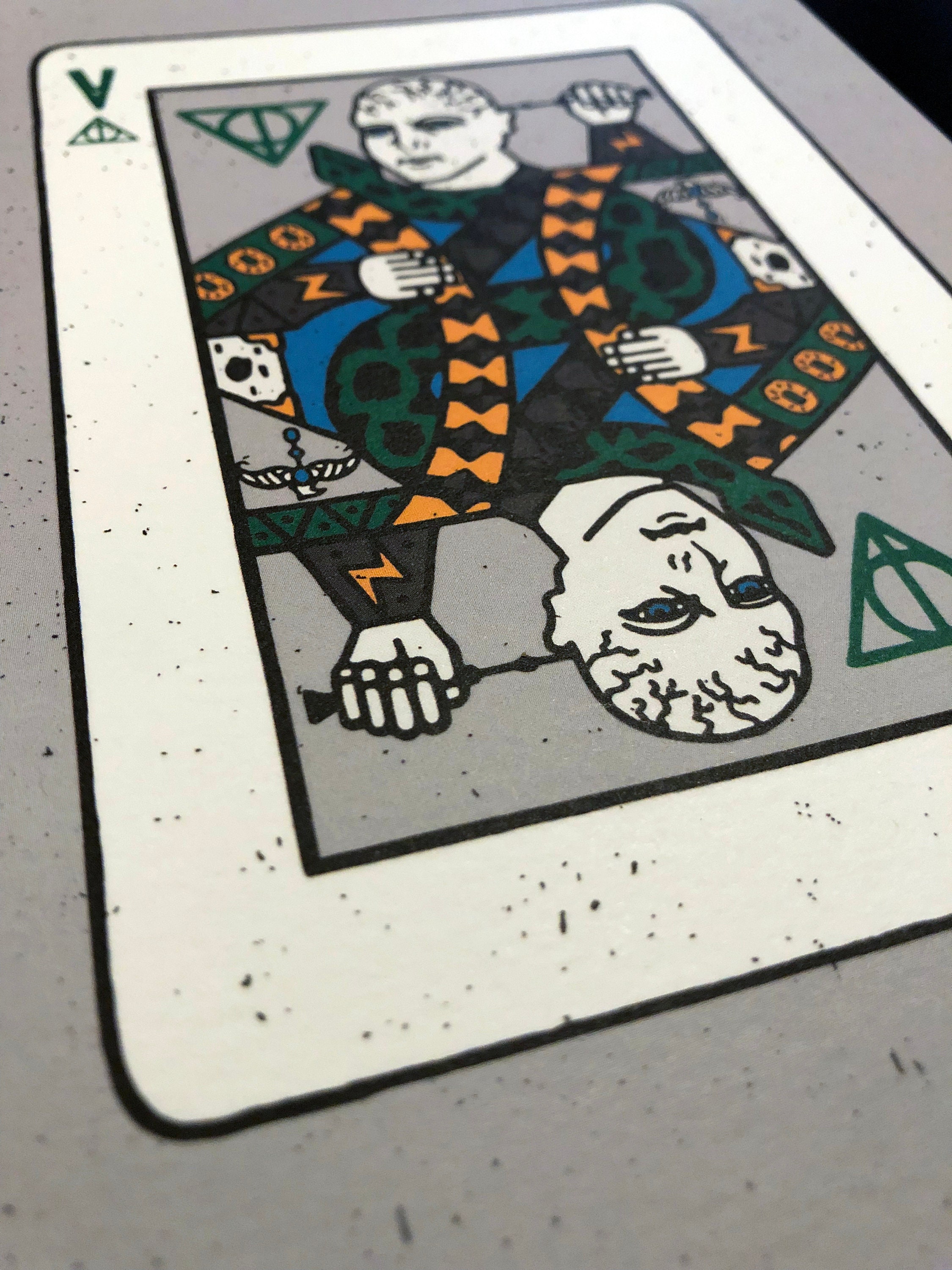 Voldemort Playing Card Print 7x5 - Etsy
