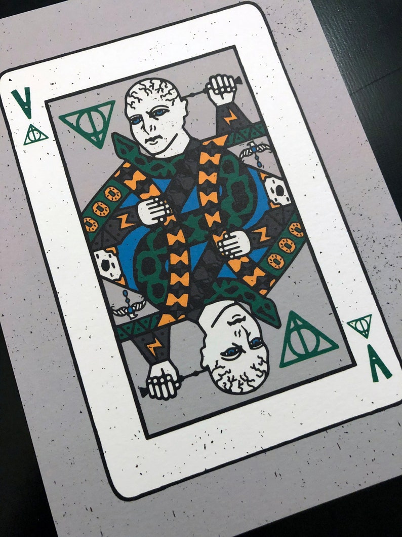 Voldemort Playing Card Print 7x5 | Etsy