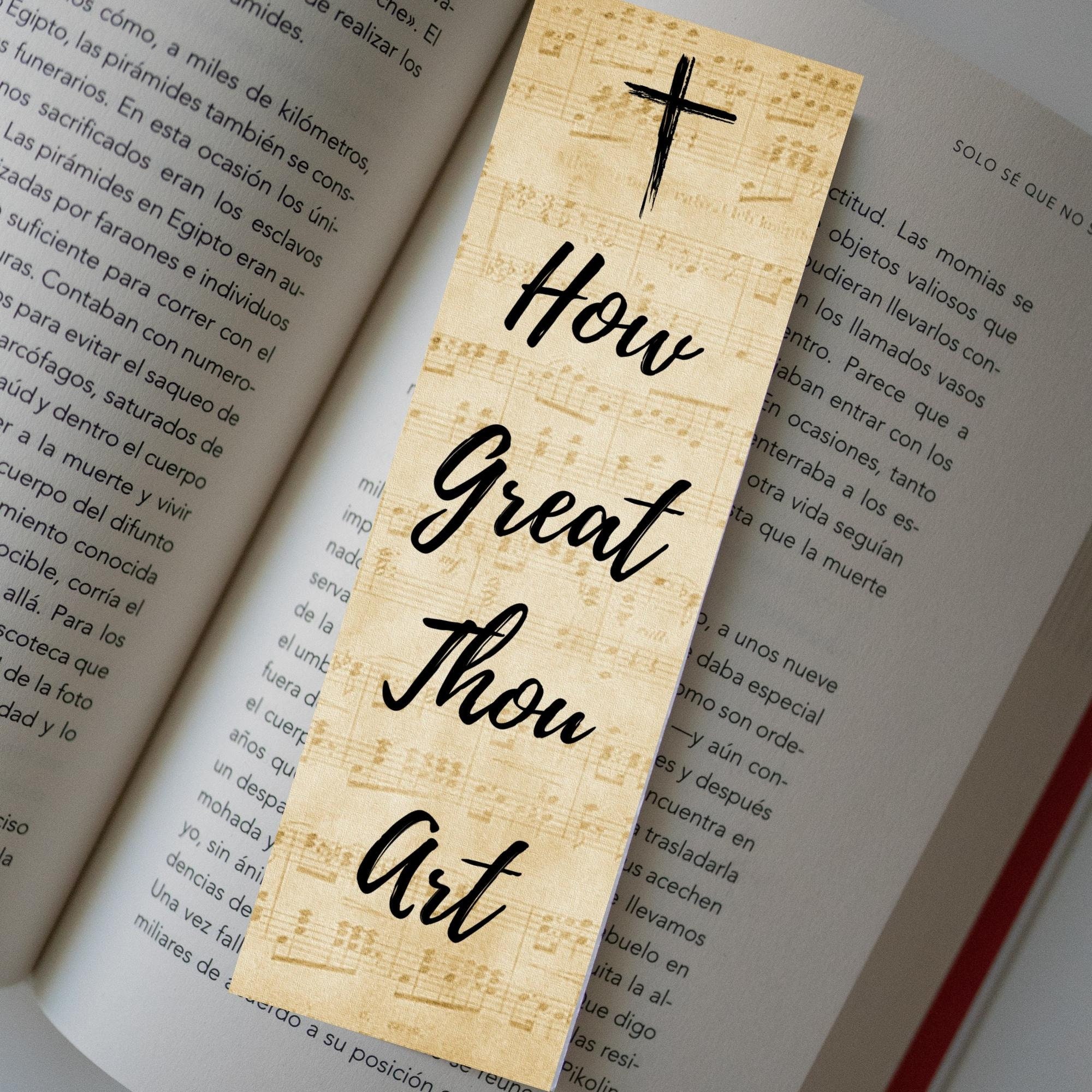 Old Hymns Bookmark, Set of 12 Hymn Bookmarks, Printable Bible Bookmark ...