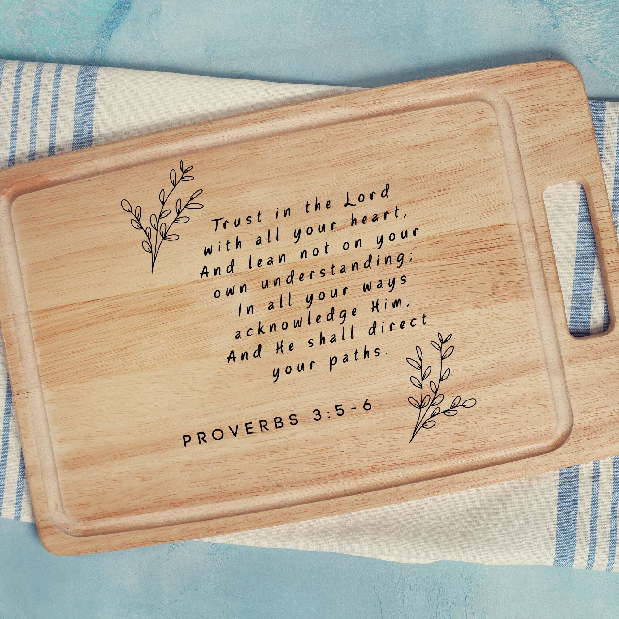 Proverbs 3:5-6 SVG, Trust in the Lord With All of Your Heart SVG, New ...