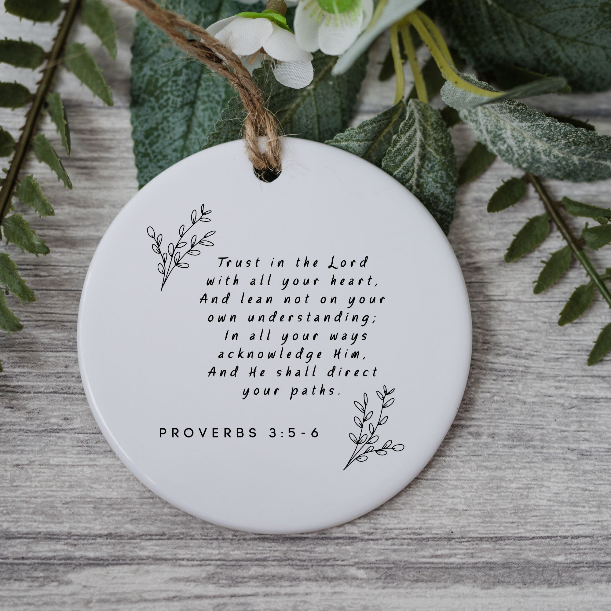 Proverbs 3:5-6 SVG, Trust in the Lord With All of Your Heart SVG, New ...