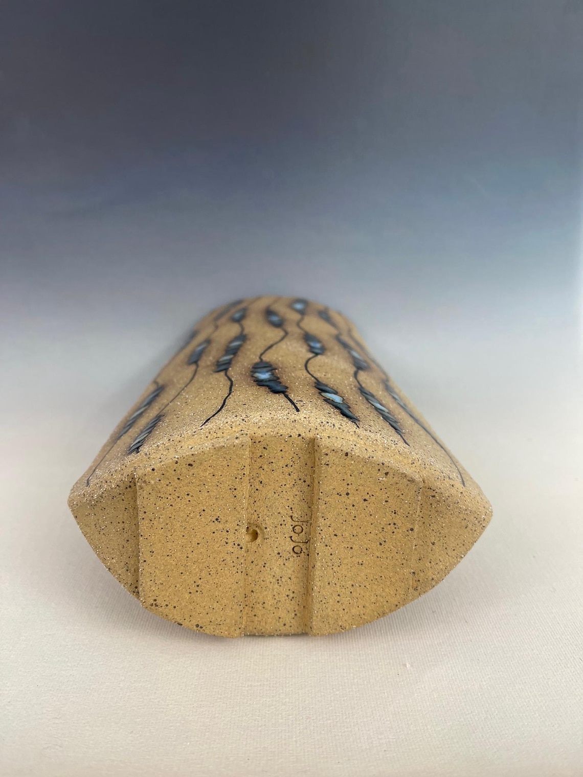 Handmade Slab Built Ceramic Vase With Beads - Etsy