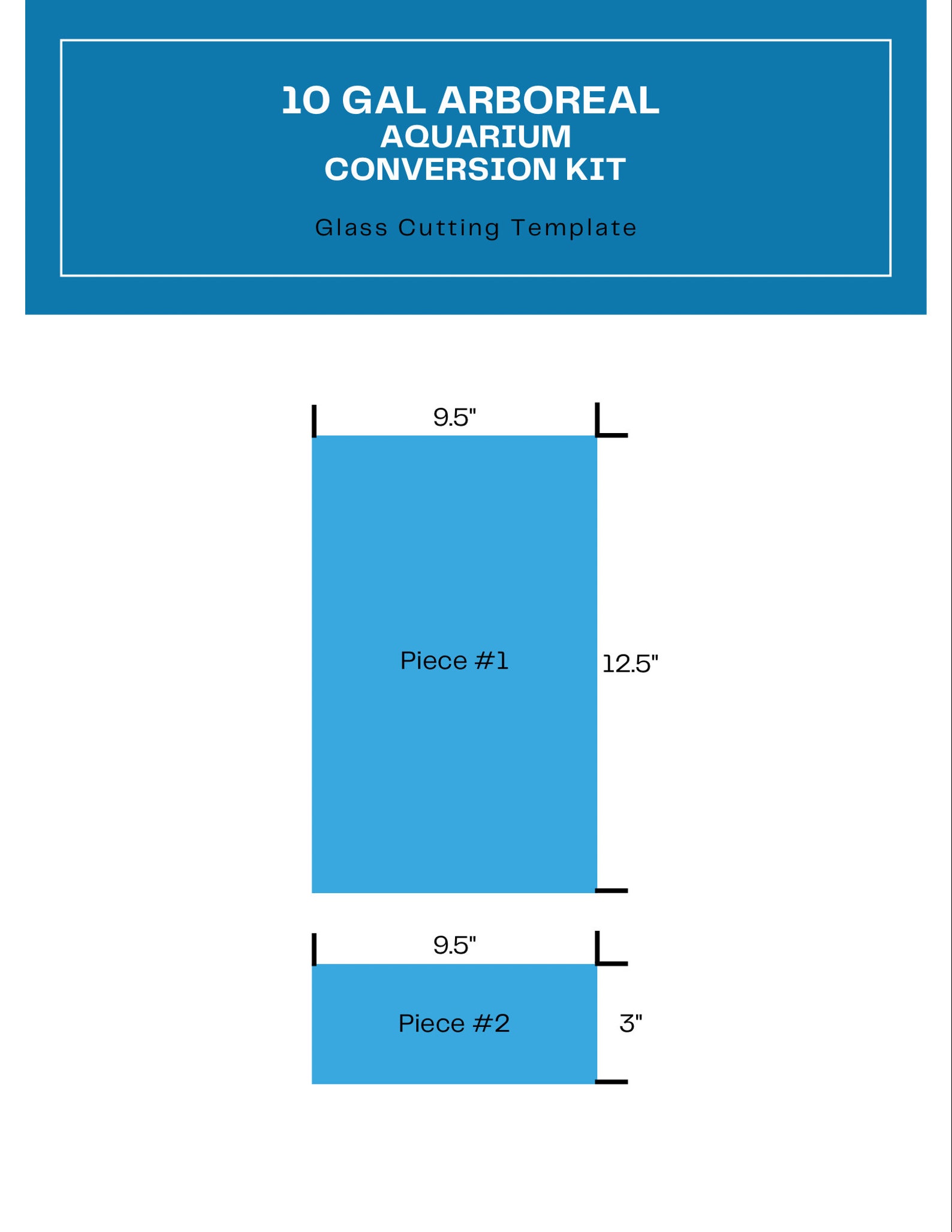 Arboreal Aquarium Conversion Kit (fits 10 Gal)(no Glass Included) - Etsy