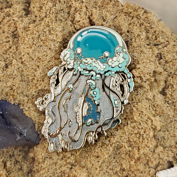 Jellyfish Pin - Etsy