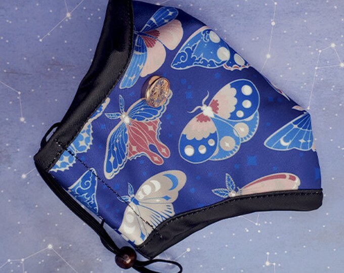 Lunar Moth Face Masks - Etsy