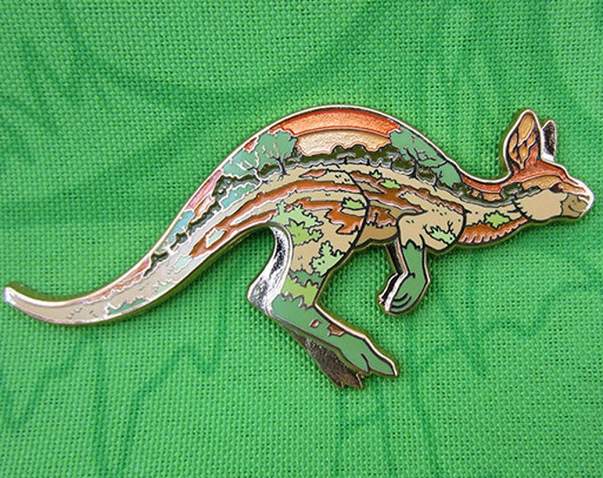 Origami Kangaroo Pin Badge - Gift for Lovers of Japan, Paper Folders ...