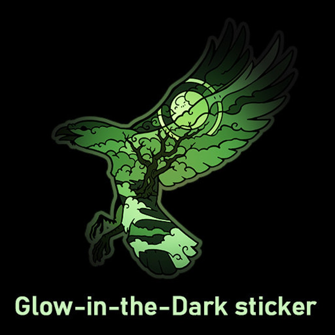 Fog Raven: Wild Sky Version 2 Sticker - Etsy