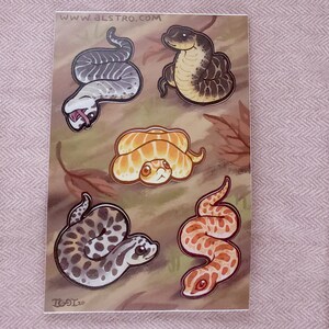Hognose Snake Stickers - Etsy