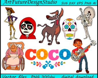 Coco silhouette | Etsy