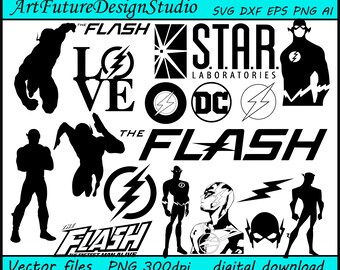 Flash svg | Etsy