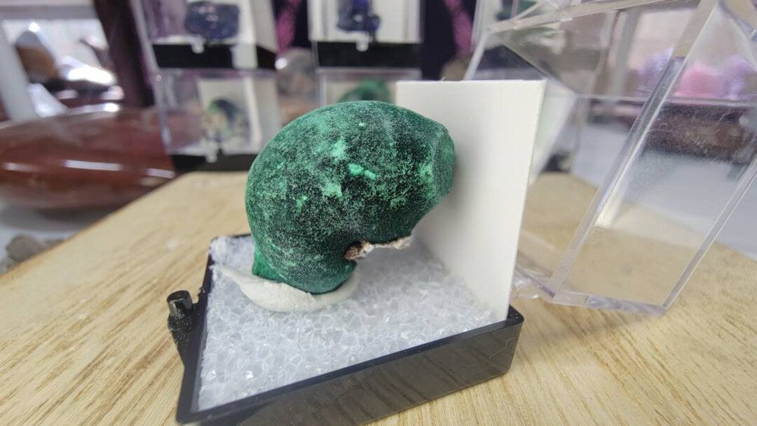 Fibrous Malachite "brain" From Mexico - Etsy