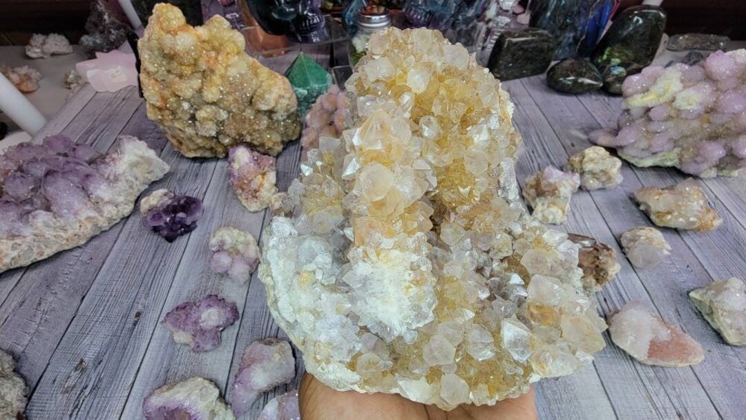 3.3 LB Smoky Spirit Cactus Quartz With Limonite From South Africa - Etsy