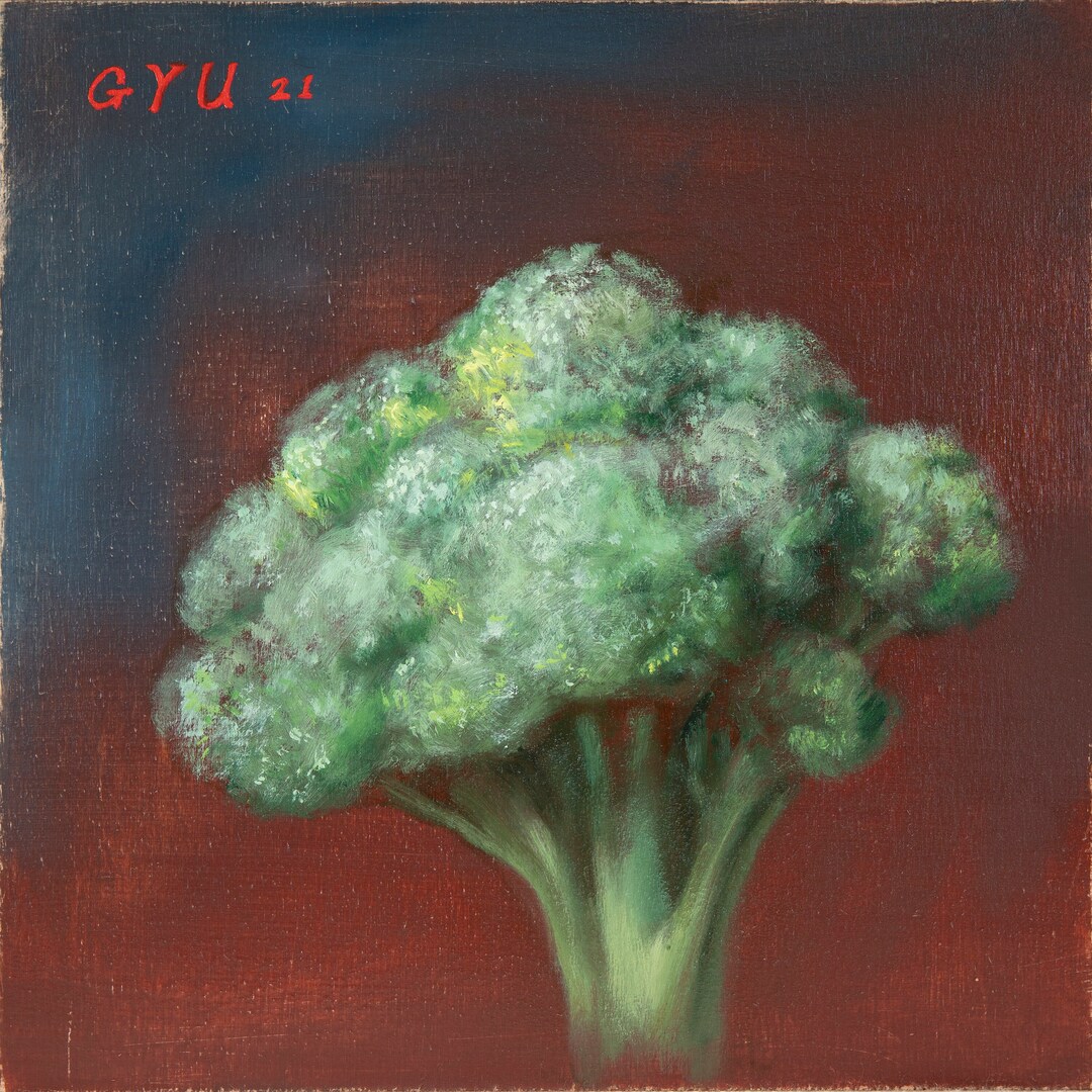 Broccoli A Heroic Broccoli Original Still Life Oil Painting on Panel in ...