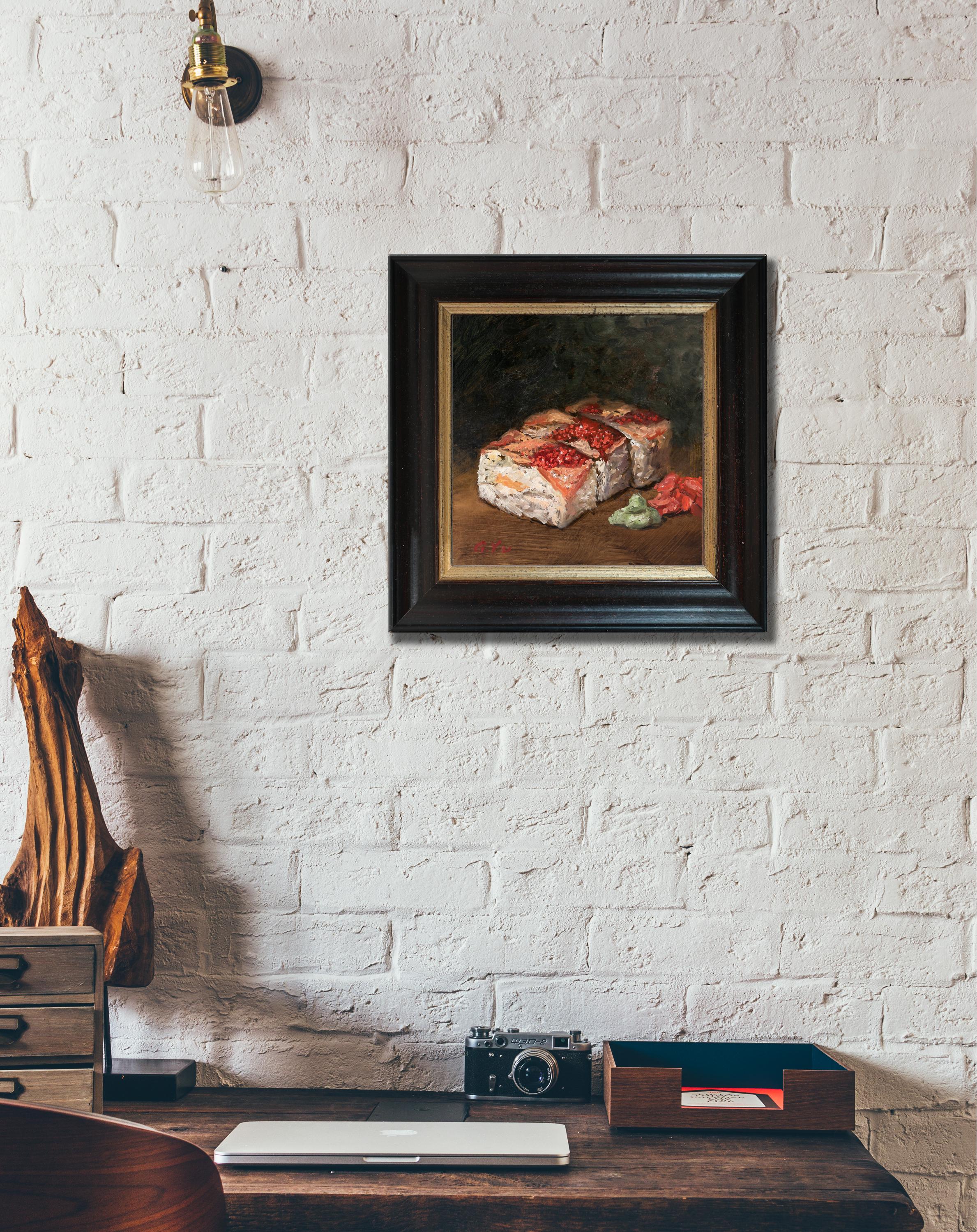 Original Sushi Oil Painting on Panel: Dutch Still Life Fine Art - Etsy