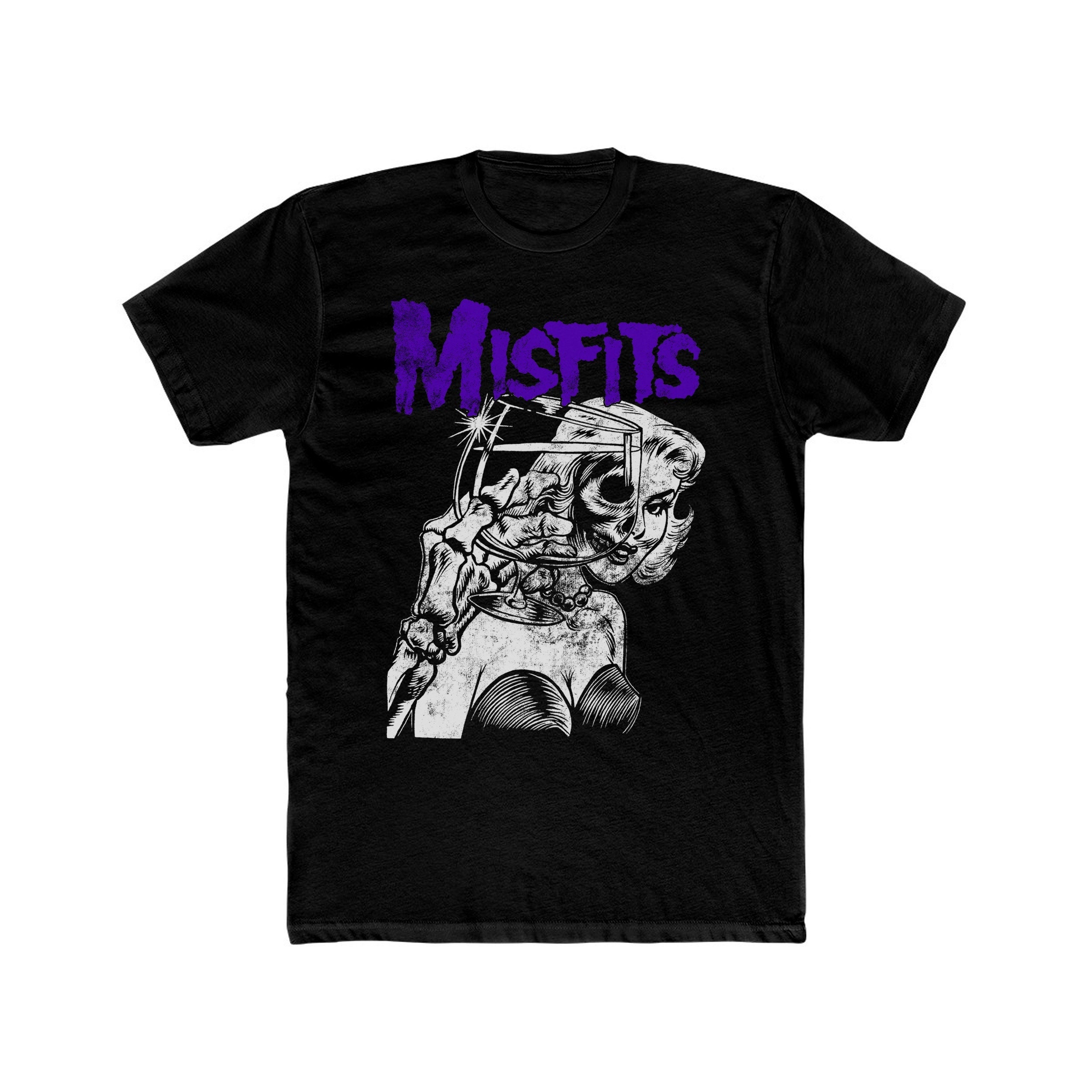 MISFITS Vintage Style Black T-shirt Misfits T-shirt | Etsy