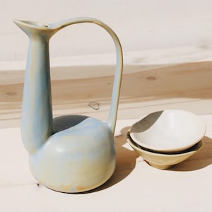Ceramic Olive Oil Pitcher | Handmade Pottery | Tableware | Oil Vessel ...