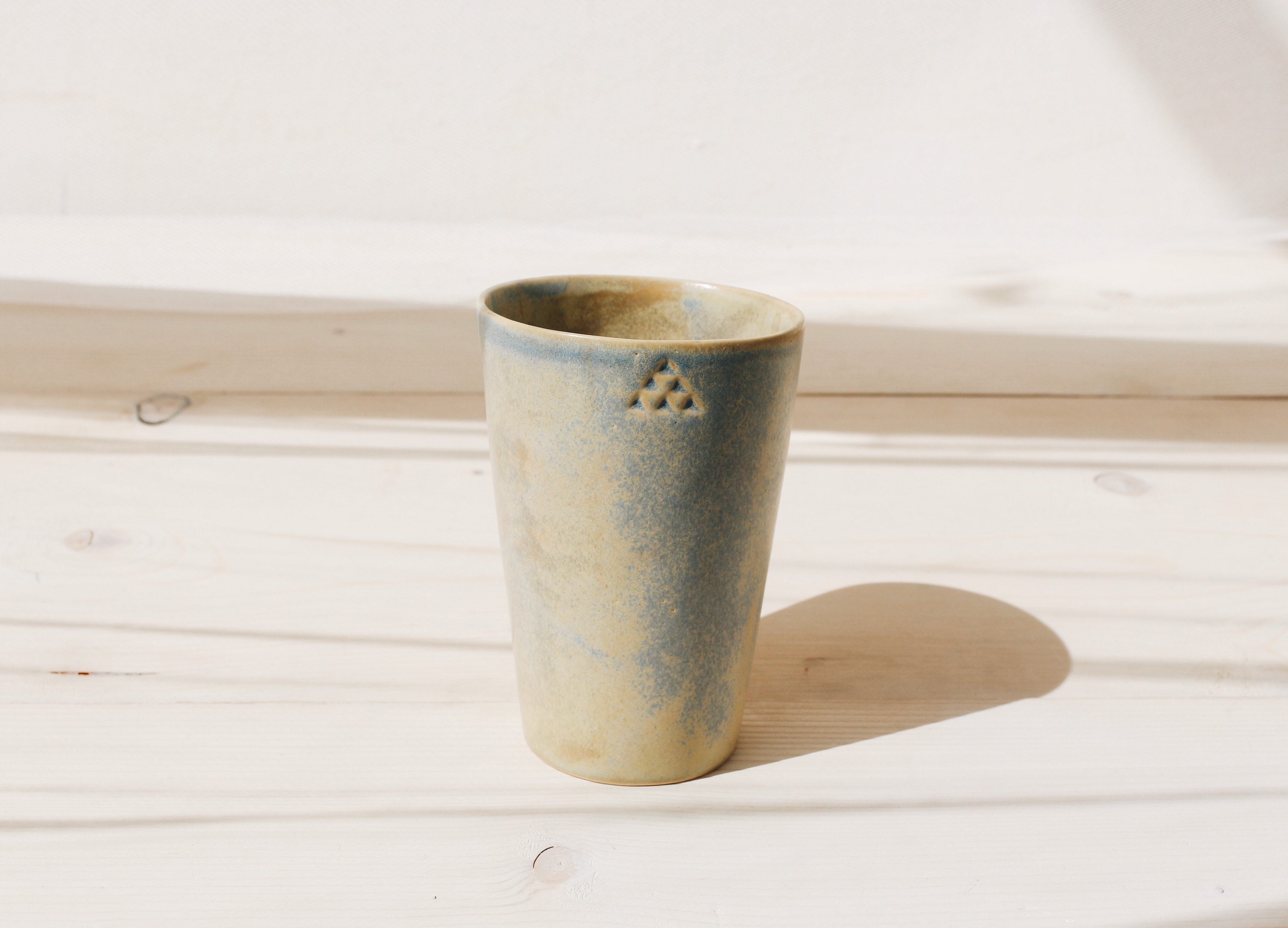 Ceramic Water Cup Set of 2 Handmade Pottery Drinkware Sets - Etsy