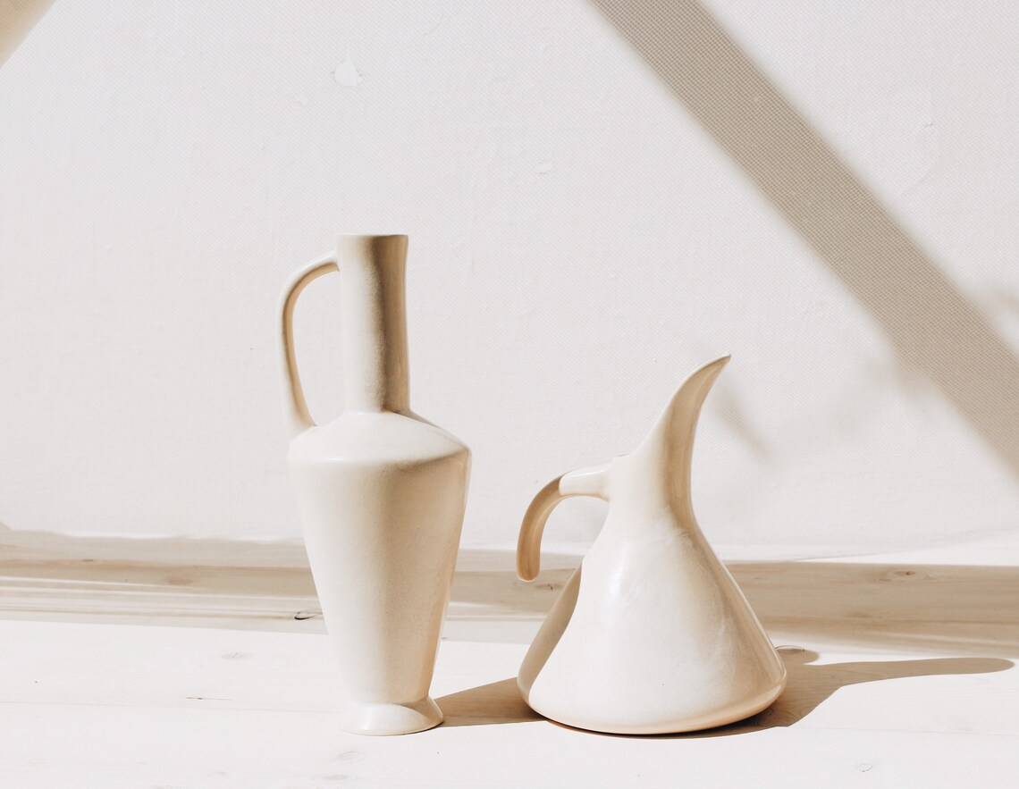 Ceramic Wine Pitcher | Handmade Pottery | Minimalist | Drink Ware ...