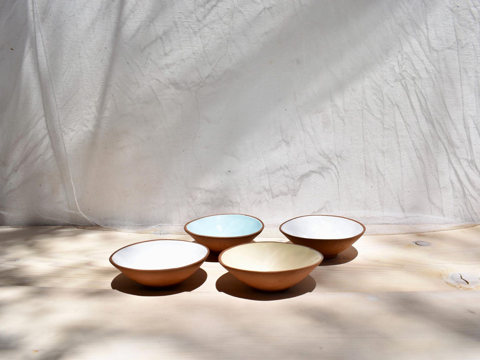 Handmade Ceramic Stoneware Set of Mini Bowls: Ancient Greek Inspired ...