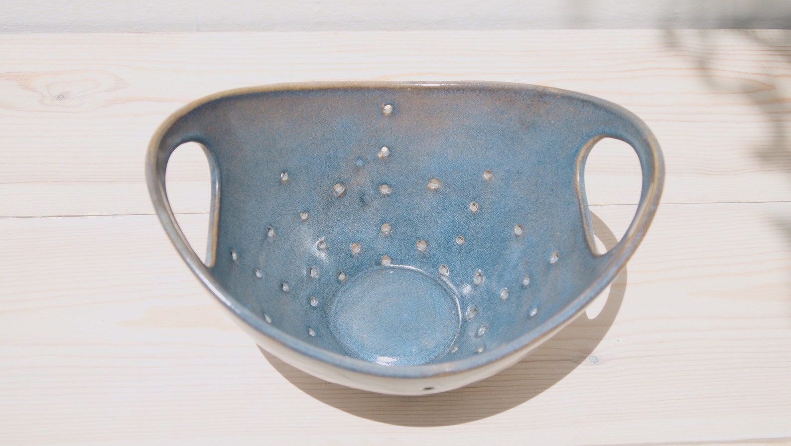 Large Ceramic Strainer Handmade Pottery Table Centerpiece - Etsy UK