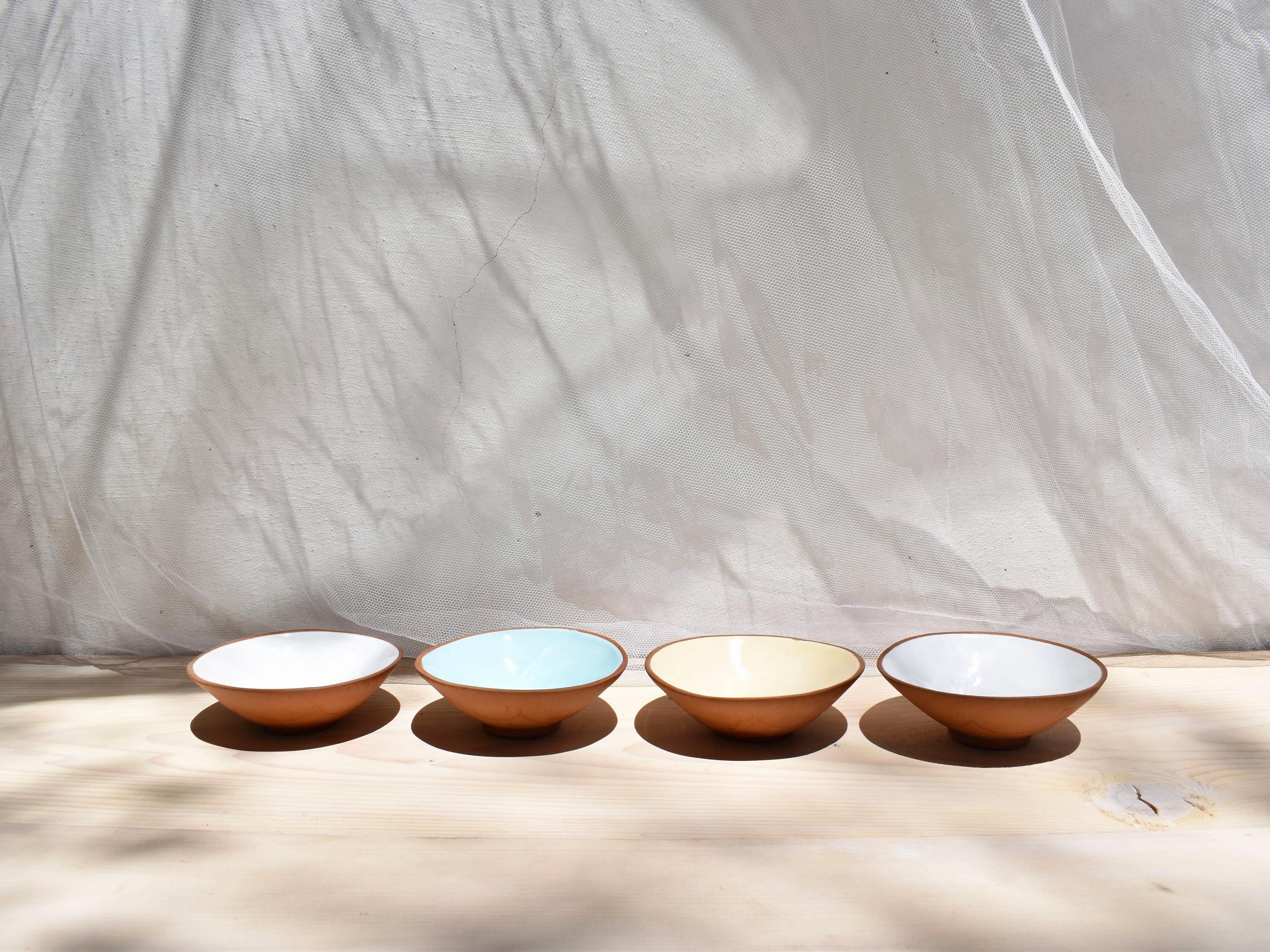 Handmade Ceramic Stoneware Set of Mini Bowls: Ancient Greek Inspired ...