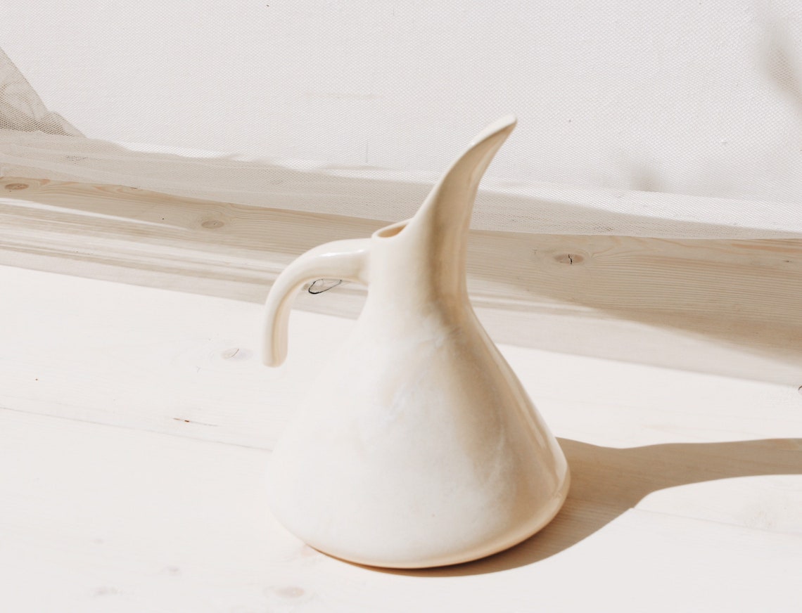 Ceramic Wine Pitcher Handmade Pottery Minimalist Drink - Etsy