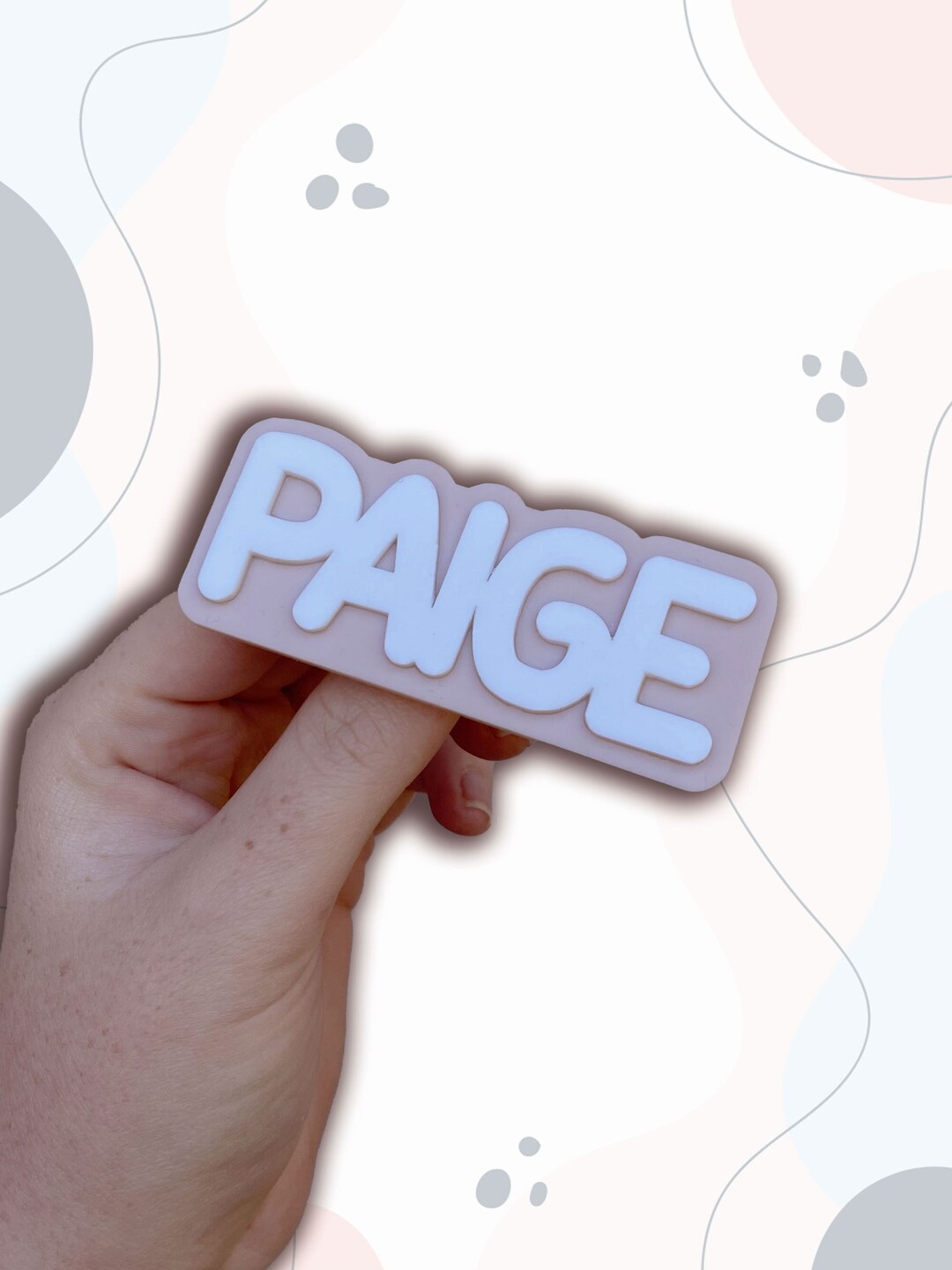 Personalised Work Name Badge, Name Badge for Work, Personalised Name ...