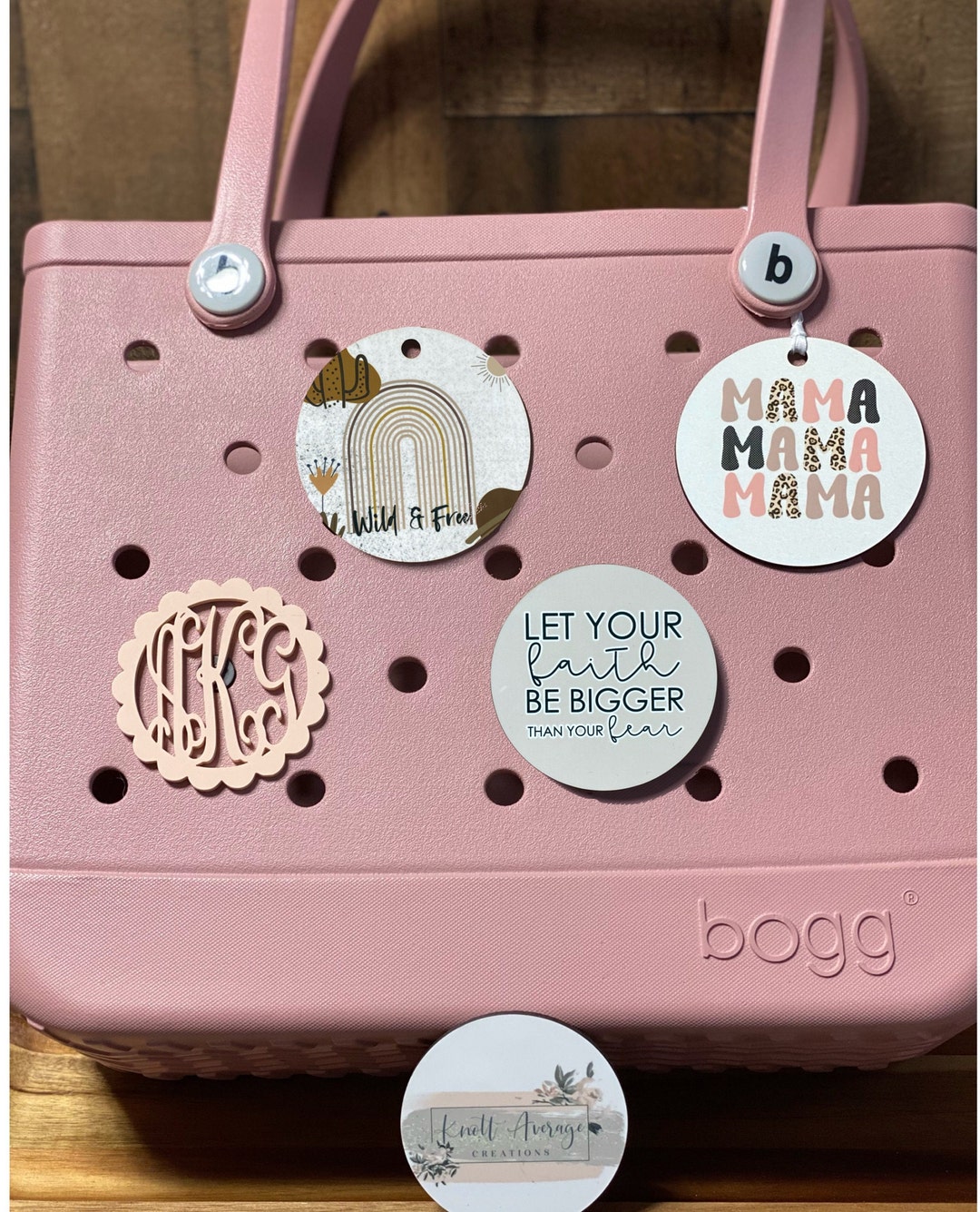 Personalized Bogg Bag Charm: Custom Push-in Tag - Etsy