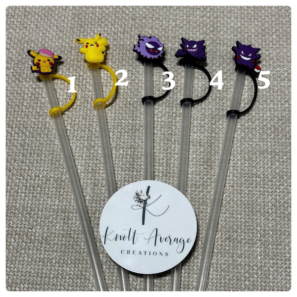 Pikachu Straw - Etsy