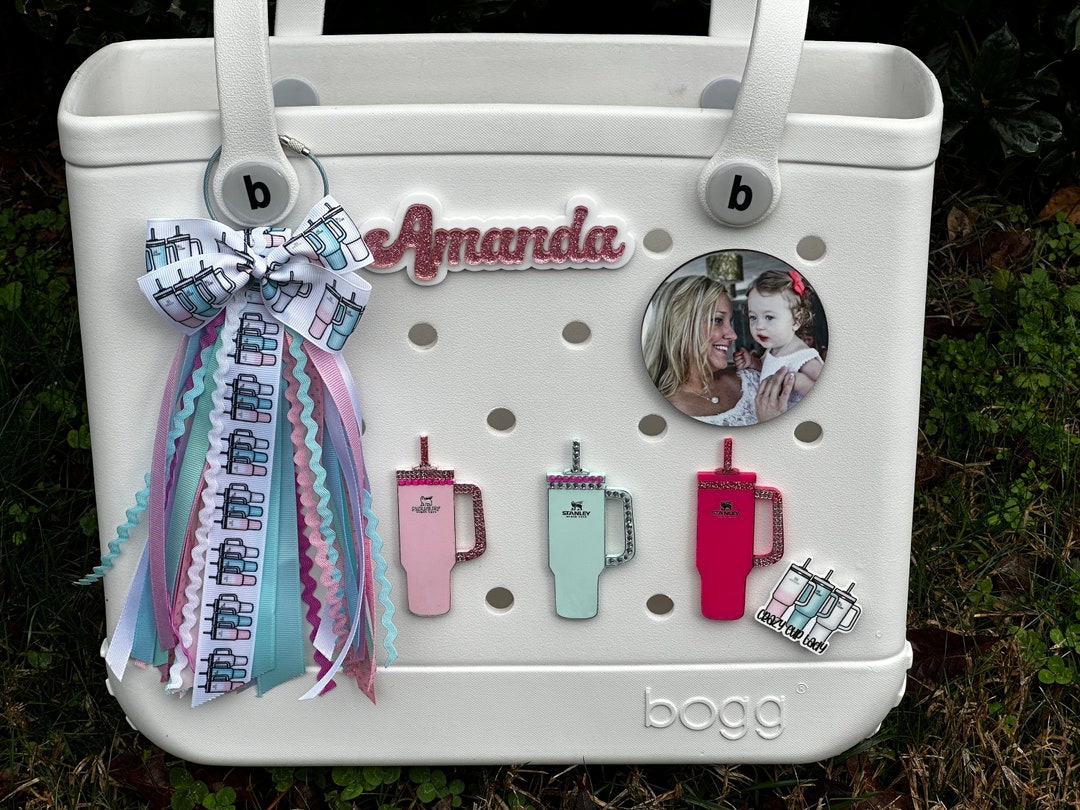 Trendy Cup Bogg Bag Charm: Personalized Beach Bag Tag - Etsy