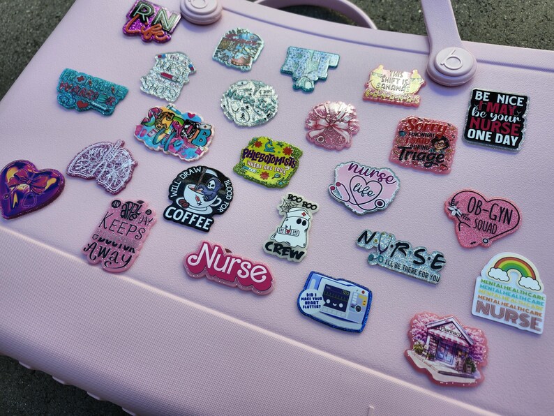 Nurse Bogg Bag Charms: Medical Staff Bag Accessories - Etsy