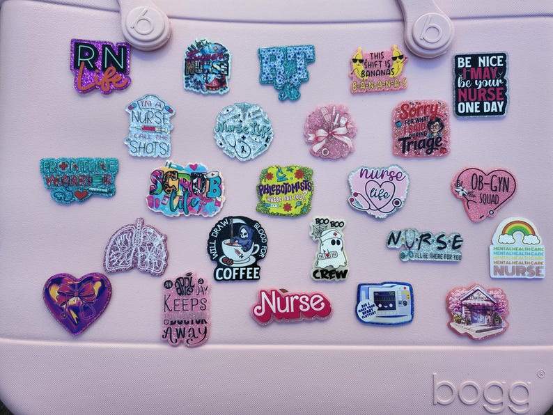 Nurse Bogg Bag Charms: Medical Staff Bag Accessories - Etsy