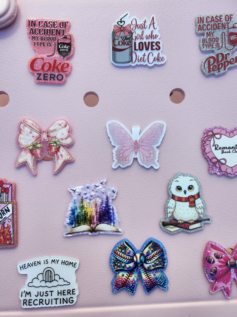 Bogg Bag Charms: Reading, Soda, Faith, Sports, Nurse, Beach - Etsy