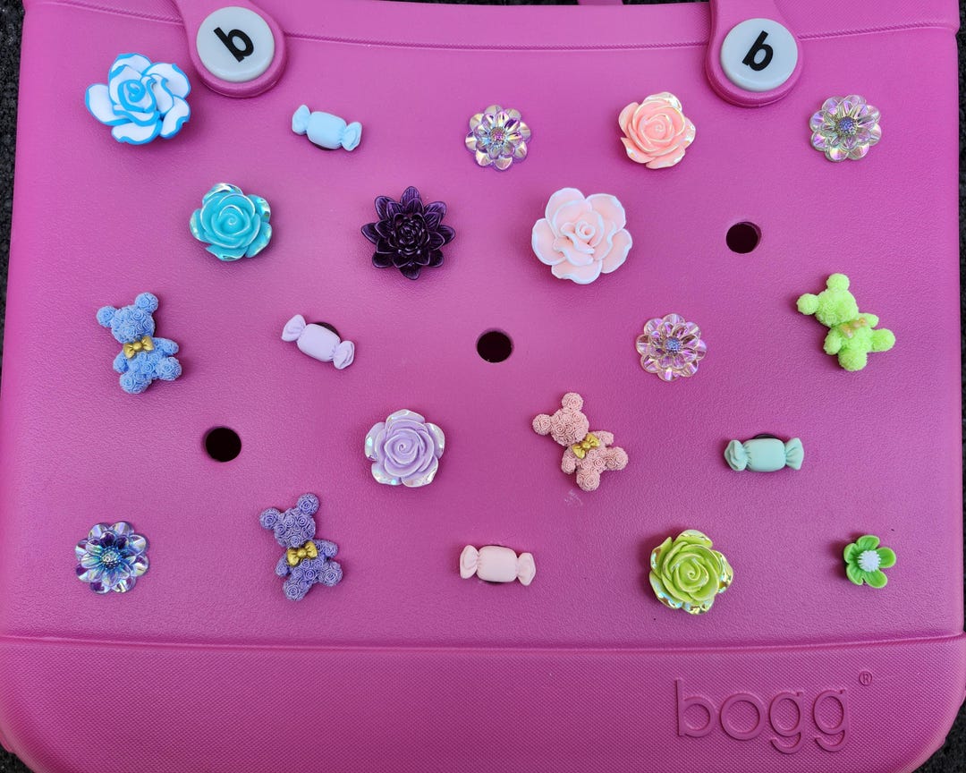 Bogg Bag Charm Set: Unique Rubber Charms, Summer Beach Nurse Bag - Etsy