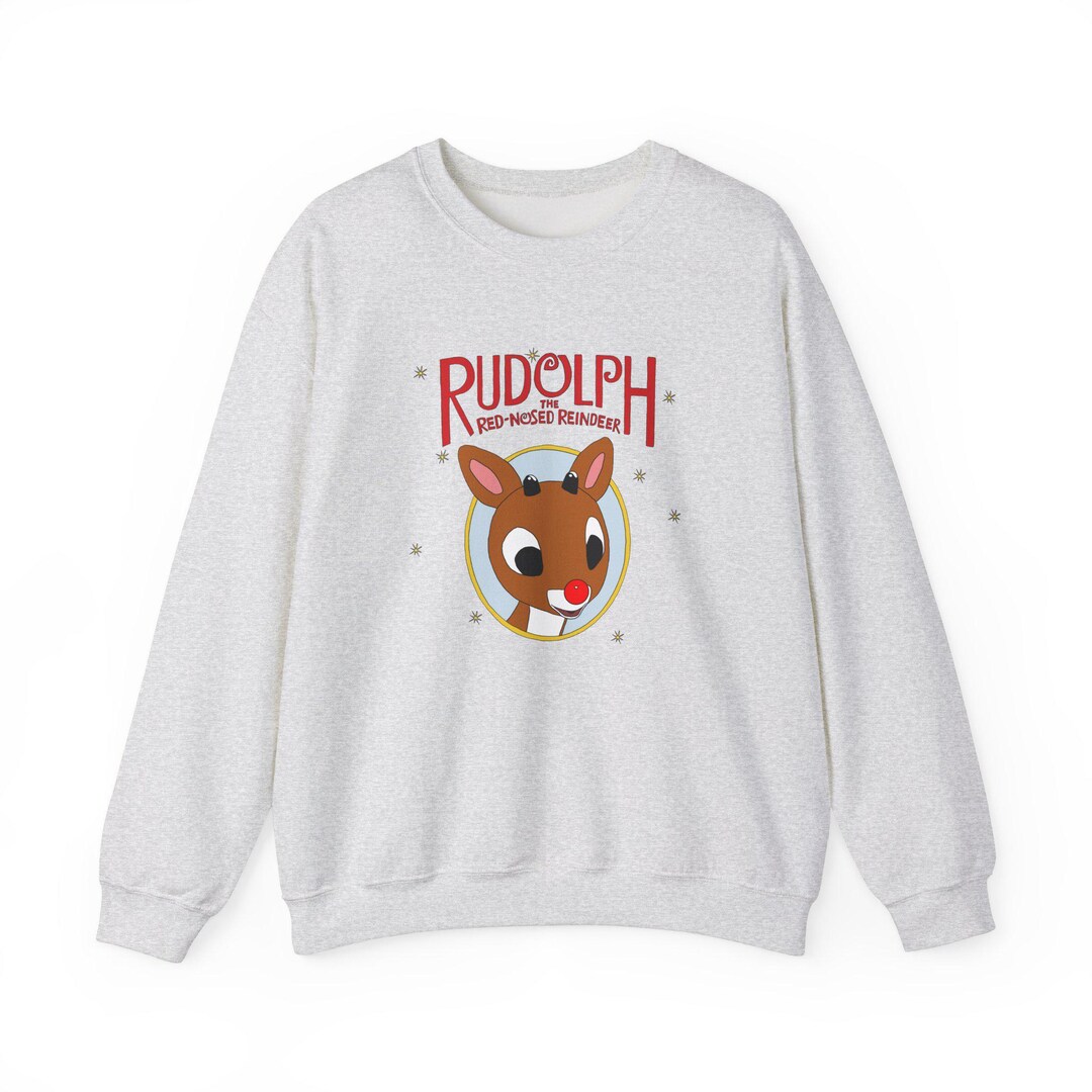 Classic Rudolph Crewneck Rudolph the Red Nosed Reindeer Claymation ...