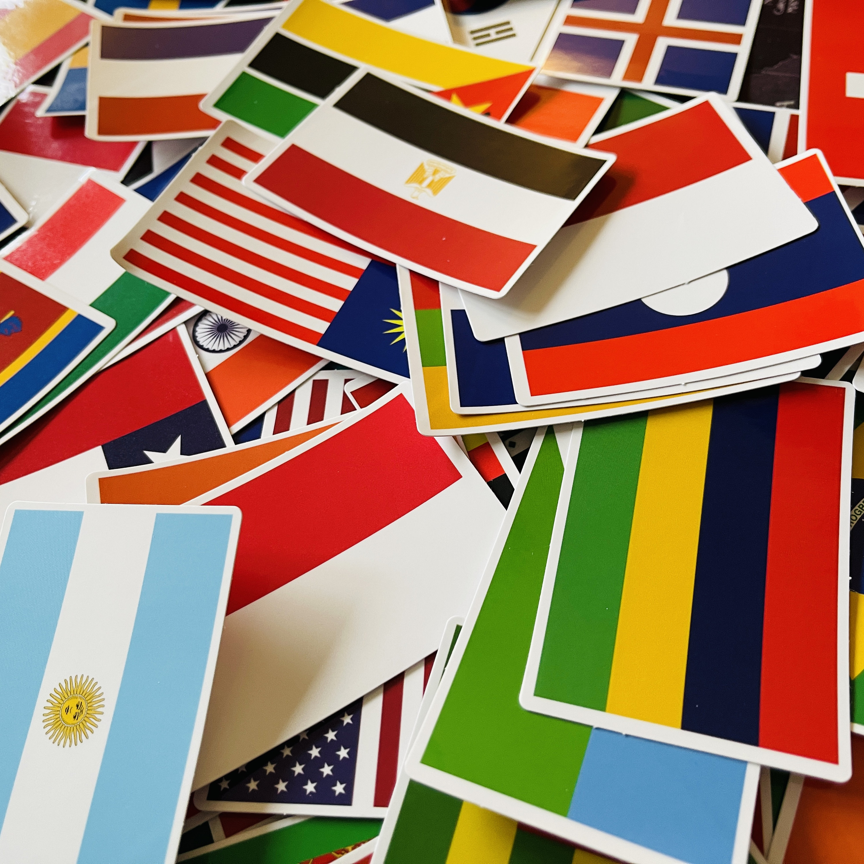 105 Vinyl World Flags Stickers Die Cut Decal Set | Etsy