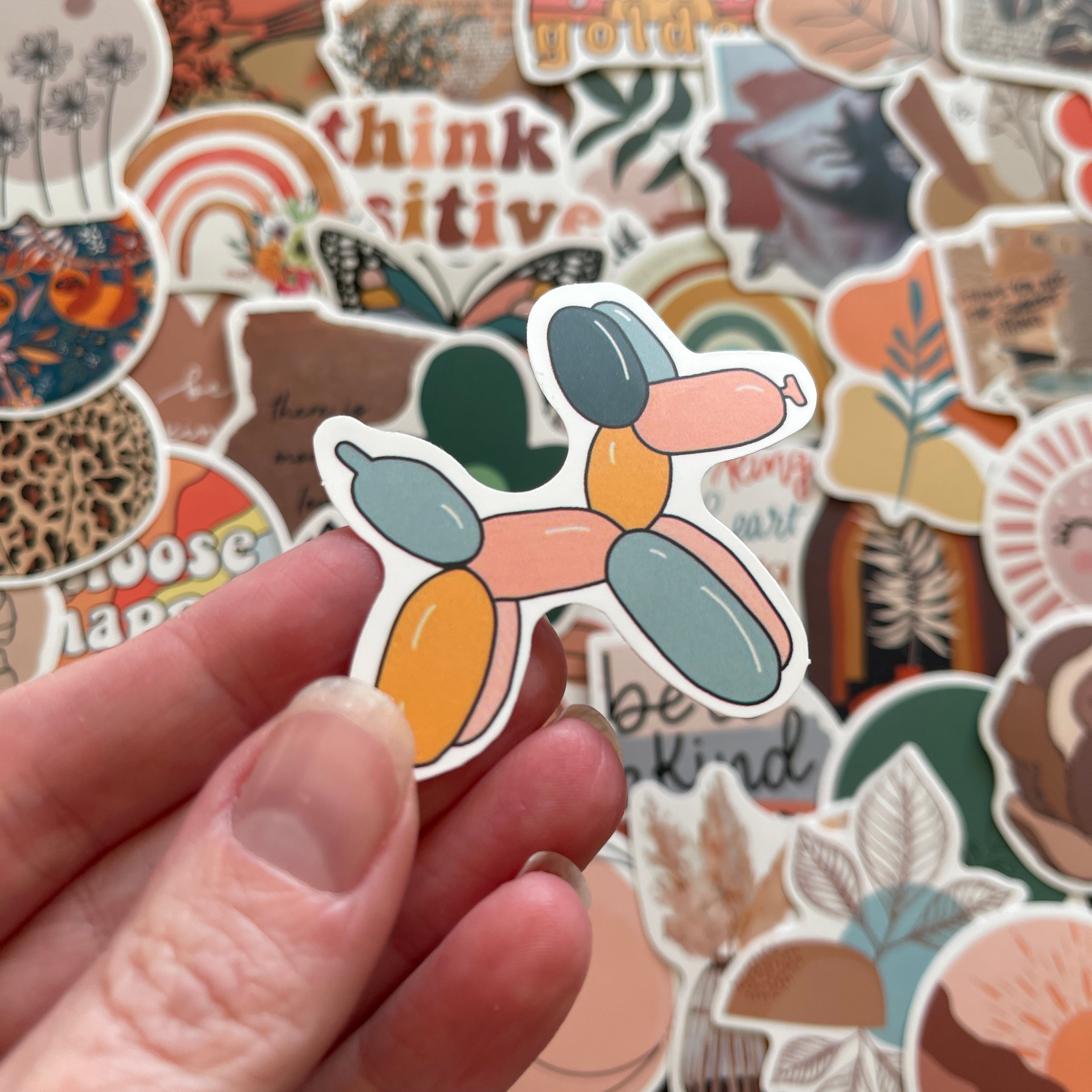 25/50 Vinyl Neutral Stickers Die Cut Decal Set Waterproof - Etsy UK